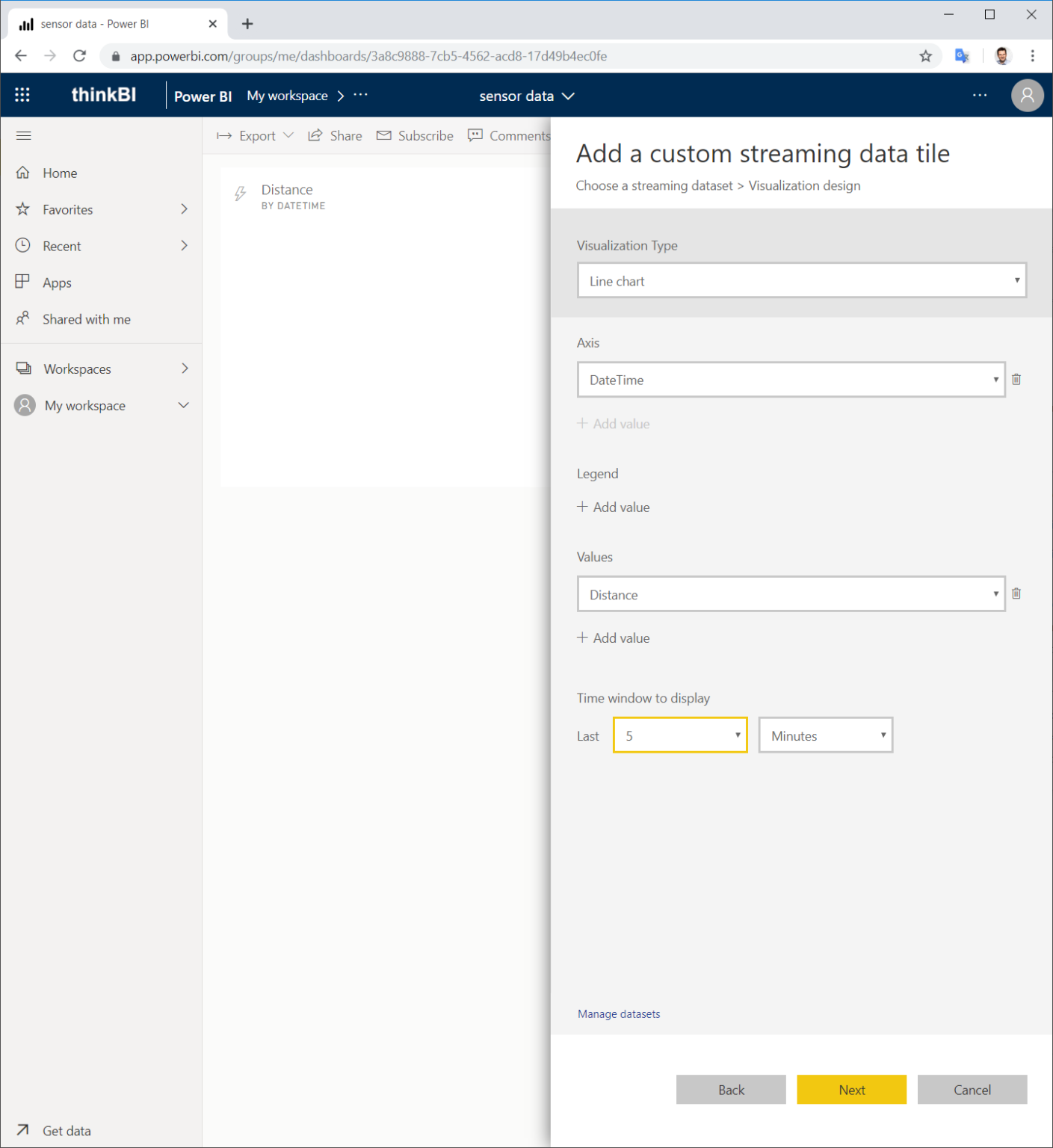 Streaming sensor data to Power BI - thinkBI Streaming sensor data to Power BI - thinkBI