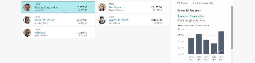 Seamless integration of Power BI in Business Central - thinkBI