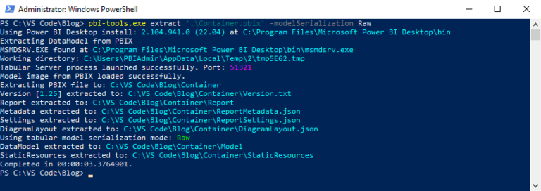 Copy Power BI data model back to PBIX file - thinkBI