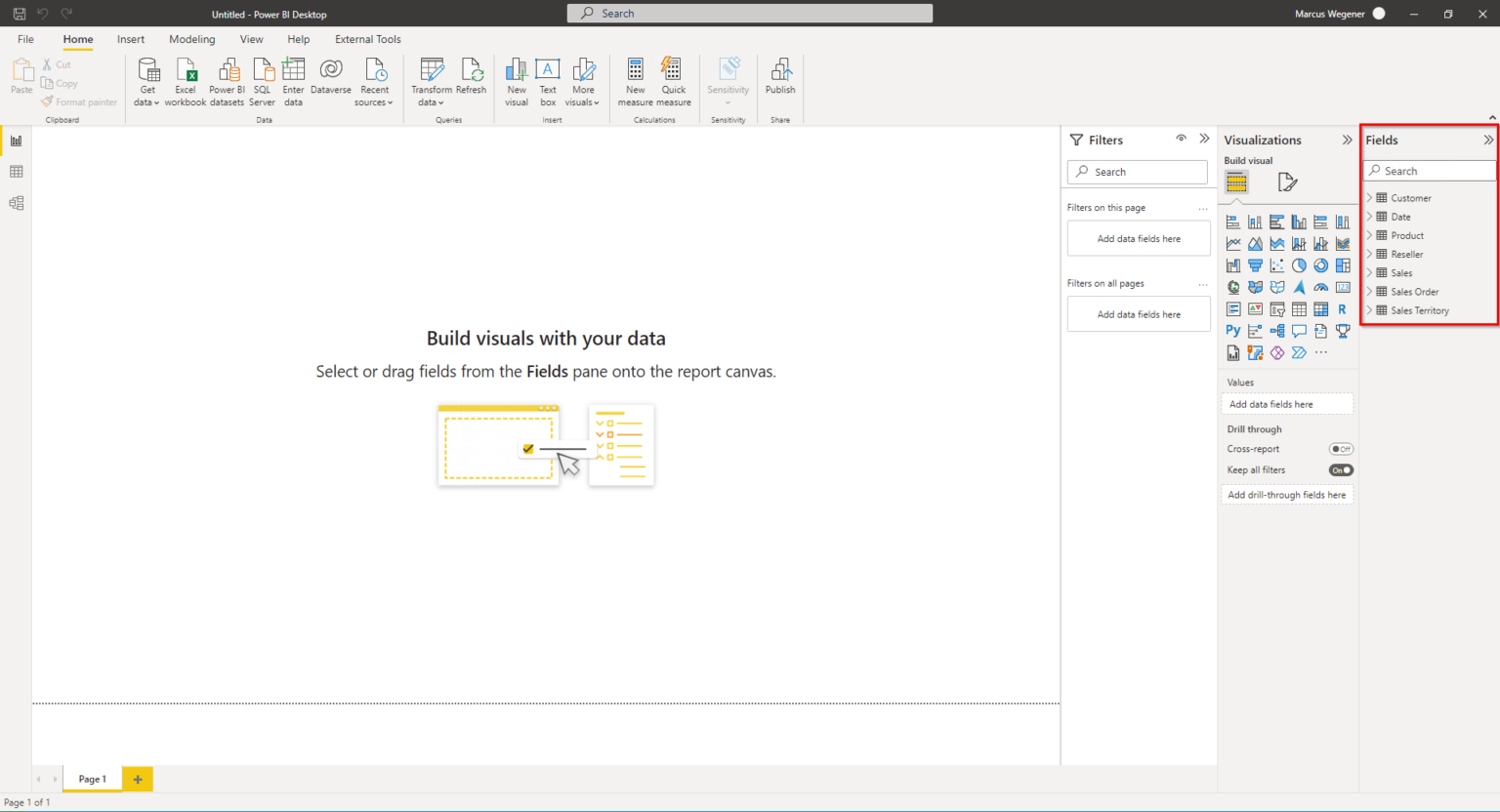 Copy Power BI data model back to PBIX file - thinkBI