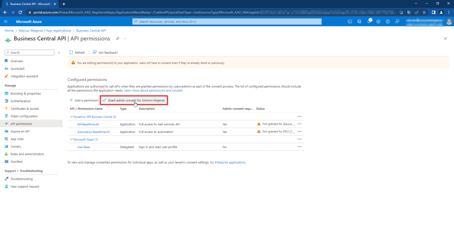 How to connect the Business Central API with Synapse Pipelines / Azure ...