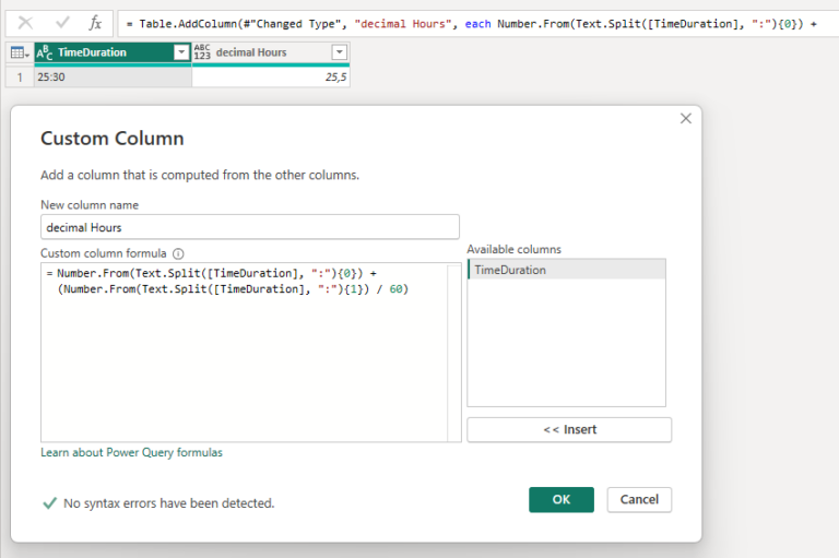 Time Transformation in Power Query: From Conventional Time Format to ...
