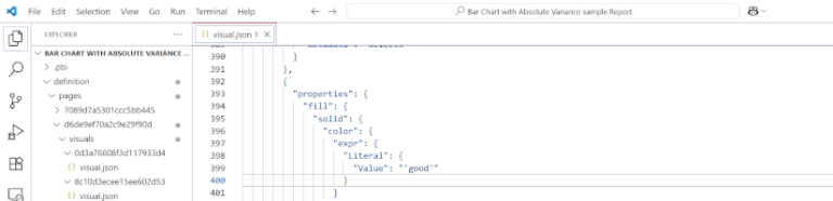 Power BI: Theme‑Farben direkt im Visual referenzieren (pbip + visual ...